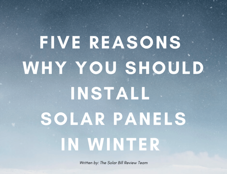 Five Reasons Why You Should Install Solar Panels In Winter